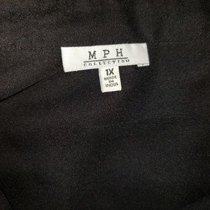 MPH Collection | Tops | Mph X Black Sheer Sleeveless Front Back Button ...